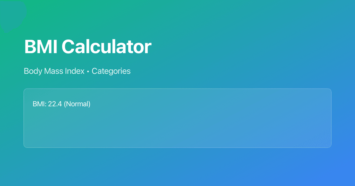 Calculate BMI Free - Body Mass Index Calculator Online | Us5.com