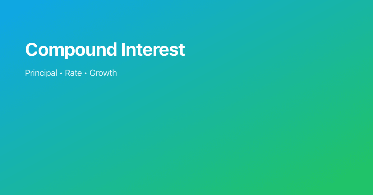Compound Interest Calculator - Calculate Investment Growth & Returns ...
